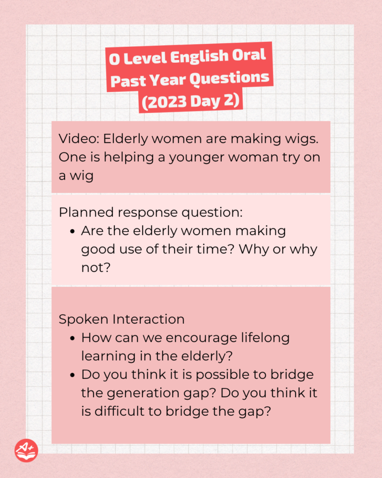 What's In The O Level English Oral Exam: Format And Rubrics
